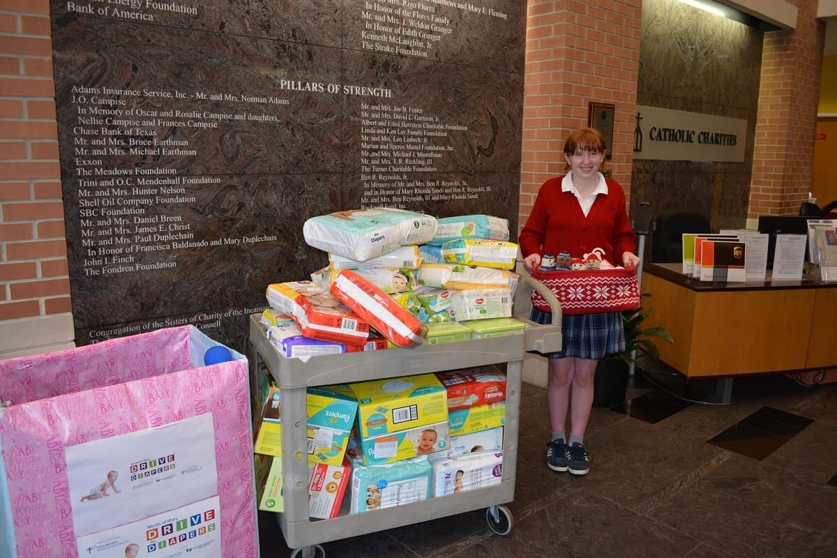 Thousands Of Diapers Donated To Catholic Charities Blessed Beginnings